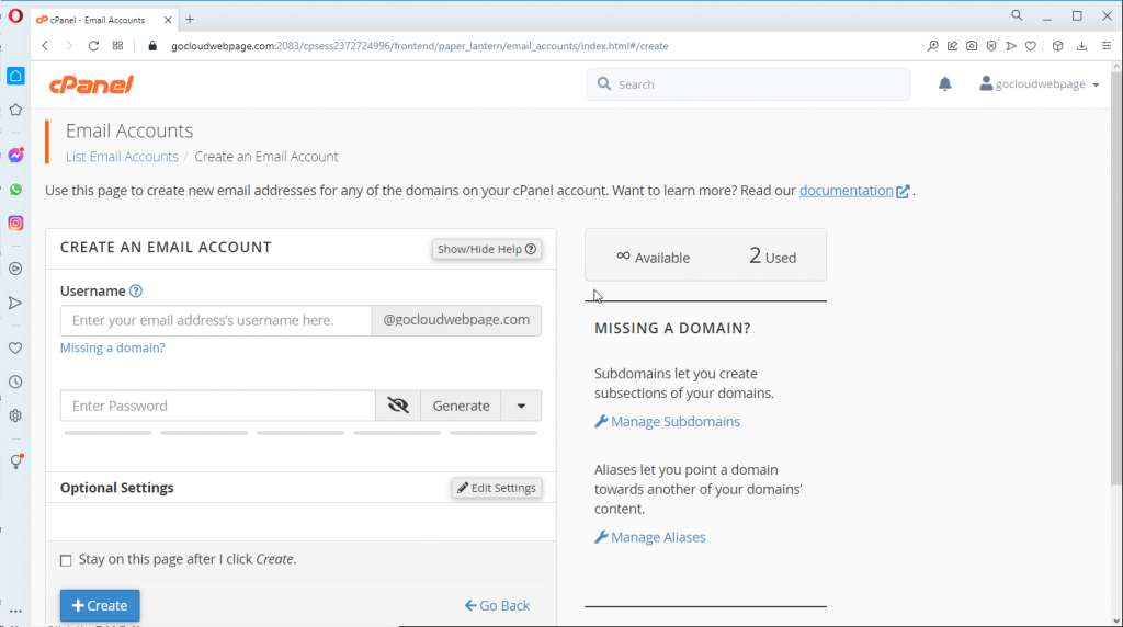 How to Create Email Address on cPanel?