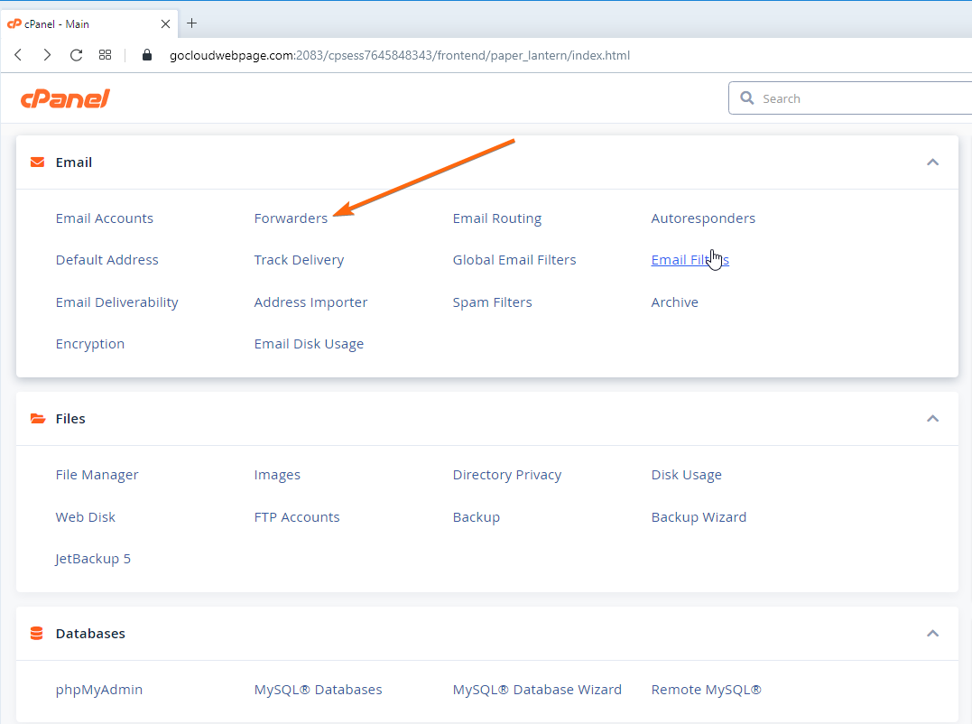 How To Create Email Forwarders For Your Account In CPanel 