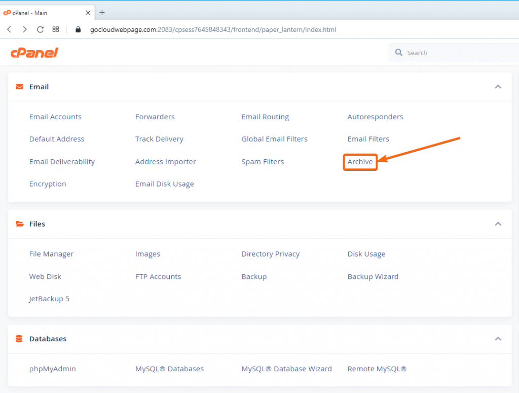 How to Enable Email Archiving in cPanel?