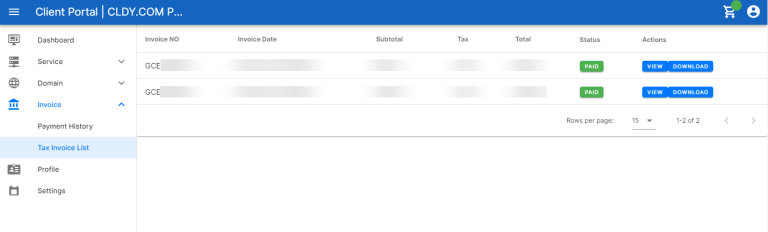 How to View or Download your Invoices from CLDY client portal?