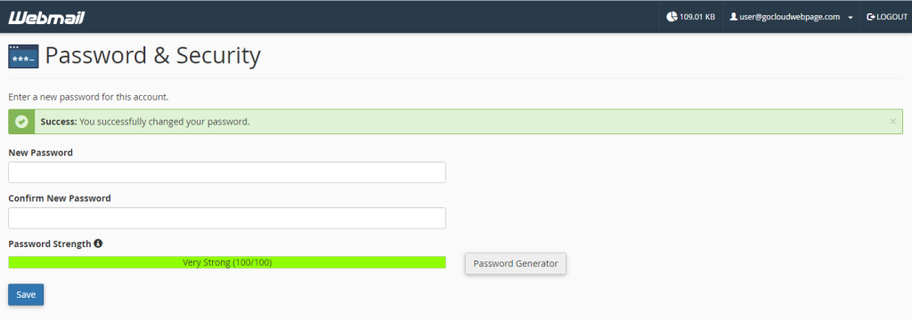 How to Change Email Account Password via Webmail?