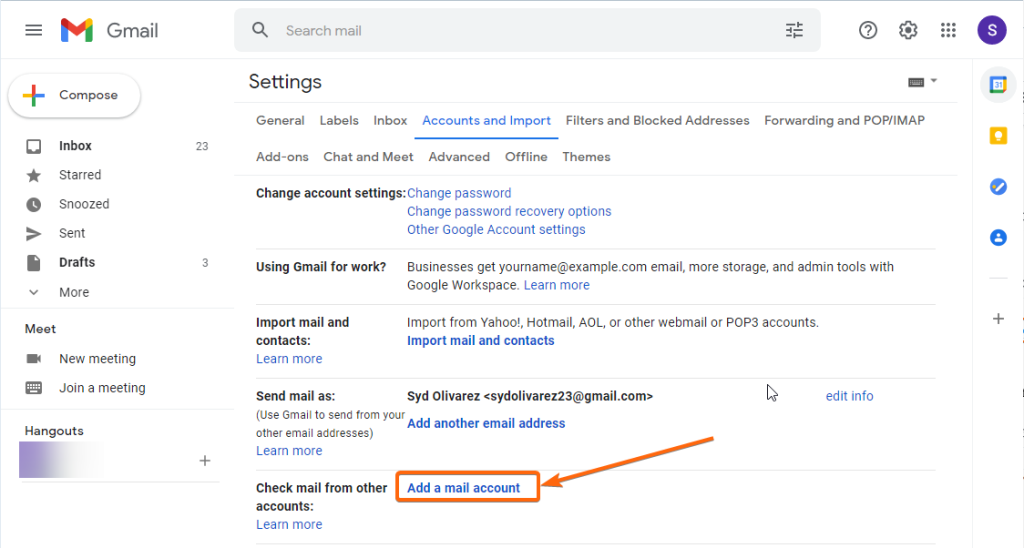 How to Connect POP Email Fetch in Gmail?