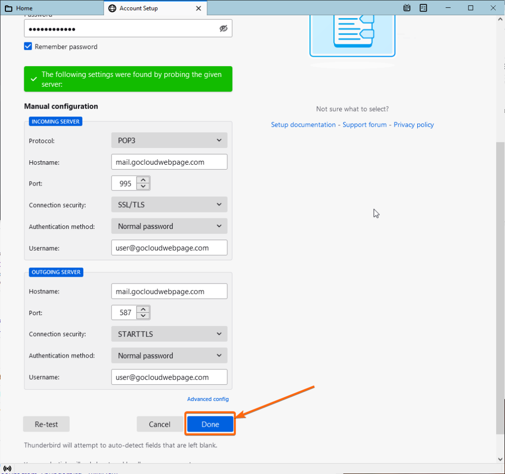 How to Connect POP in Thunderbird Email Client?