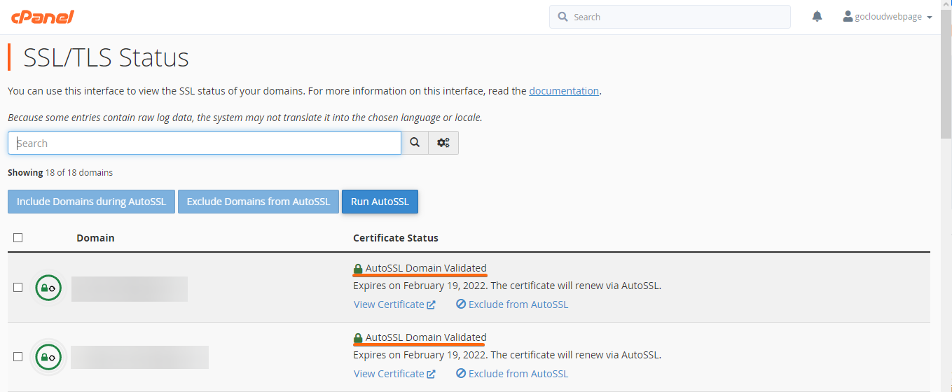 What is Autossl by cPanel?