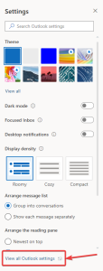 How to find out the size of my Outlook mailbox