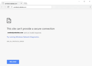 How to Fix ERR_SSL_PROTOCOL_ERROR?